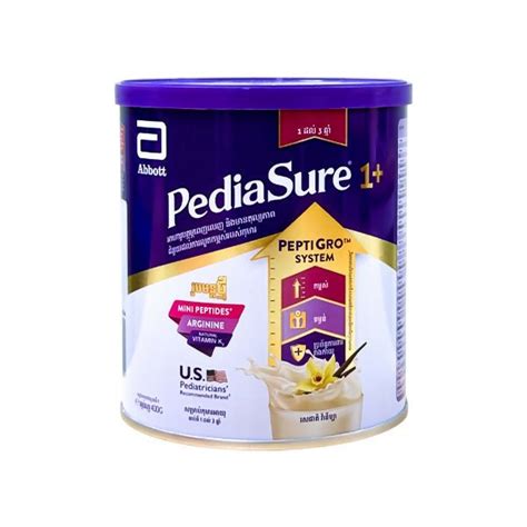 ម្សៅទឹកដោះគោ Pediasure Vanilla 400g 1y 3y ម្ស៉ៅទឹកដោះគោ