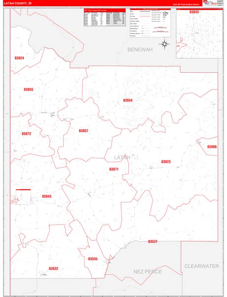 Maps Of Latah County Idaho