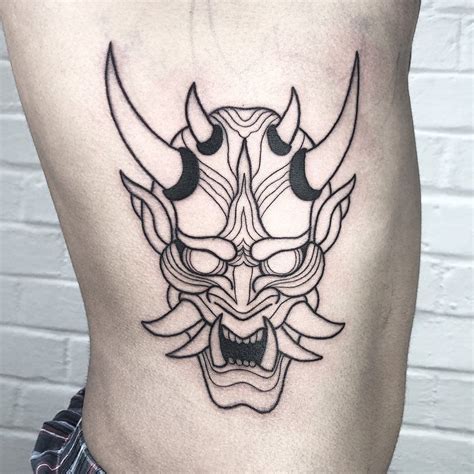 Pin On Oni Mask Tattoos