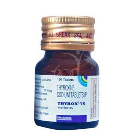 Thyrox 75 Tablet Exporter In India Jindal Medical Store