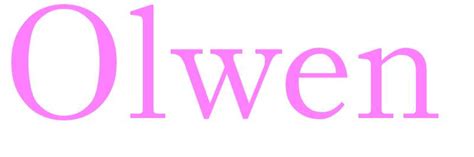 Olwen Name For Girls Meaning Popularity And Origin