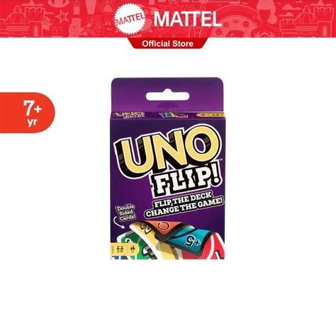 Uno Flip Double Sided Card Game For 2 To 10 Players Gdr44 Shopee