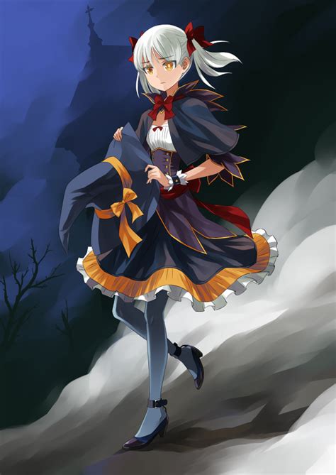 Safebooru 1girl Borrowed Character Bow Capelet Cecilia Acerailgun