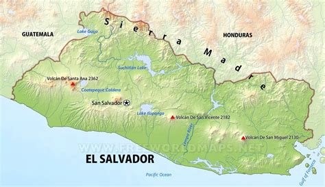 El Salvador Geographical Features