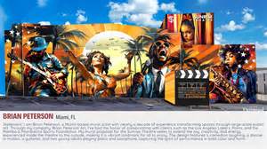 Miami Artist Mural Design Wins Sunrise Theatre Downtown Fort Pierce
