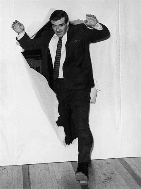 Fred Trueman Makes His Entrance During A Stand Up Comedy Stint