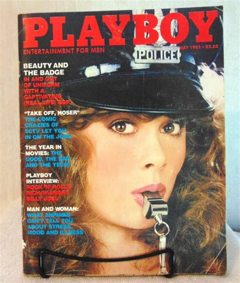 Playboy Magazine May 1982 Billy Joel Interview Beauty And The Badge