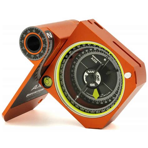 Brunton Axis Transit 5012 Orange Compass Professional Compasses Inuka