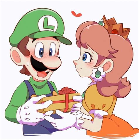 💚🍃luigi And Daisy🏵️🧡 Super Mario Art Luigi And Daisy Mario Fan Art