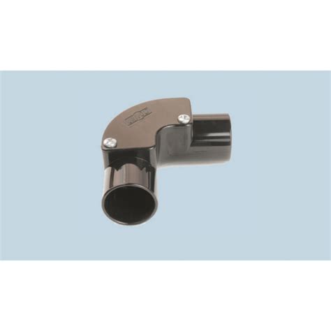 Inspection Elbow Black Pvc 25mm
