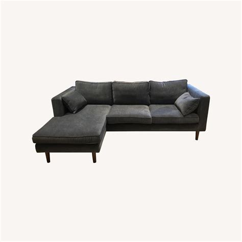 Allmodern 2 Piece Reversible Chaise Sectional Aptdeco