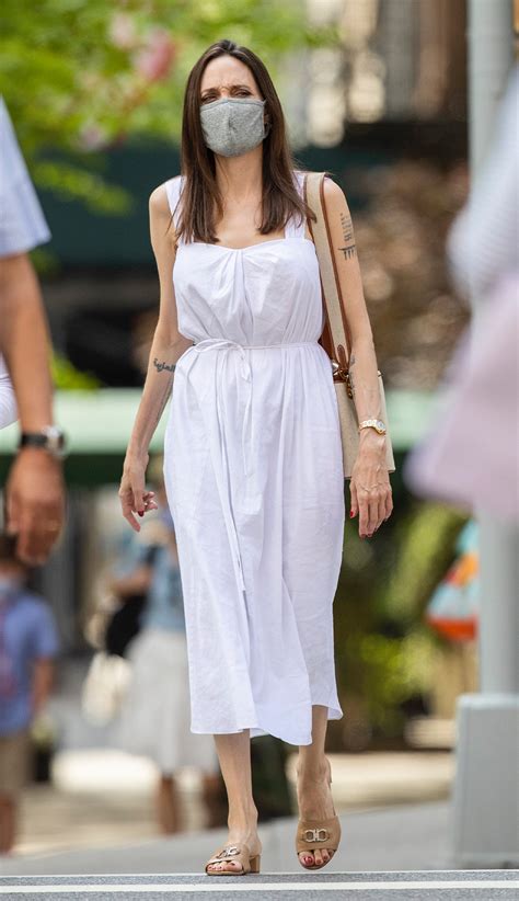 Wardrobe Basics Angelina Jolie Wears On Rotation Who What Wear