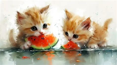4k可爱小猫壁纸｜猫咪草地背景图片 萌趣瞬间「哲风壁纸」