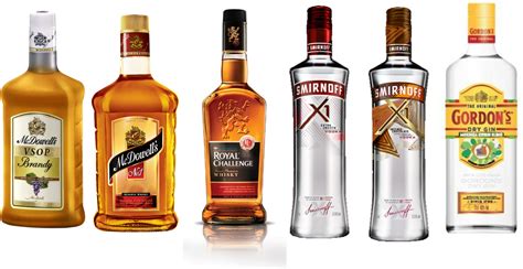 Download Assorted Liquor Bottles Display