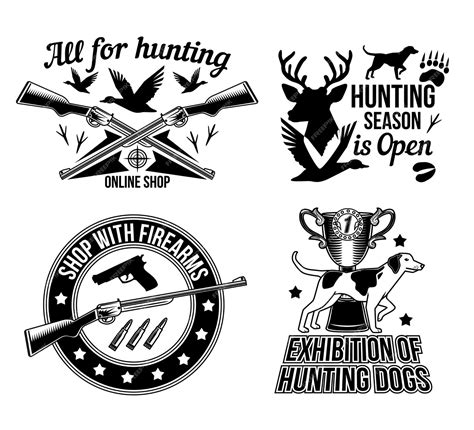 La Saison De Chasse Est Ouverte Vecteur Gratuite