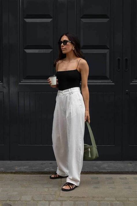 30 Effortlessly Chic Wide Leg Pants Outfit Ideas For Women Girl