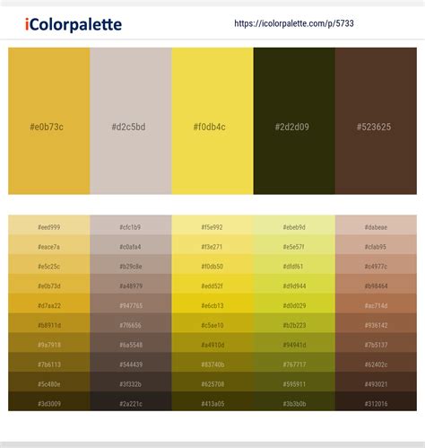2 Anzac And Saddle Color Palettes And Gradient Ideas Icolorpalette
