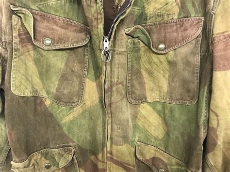 Original Ww2 British Camo Paratrooper Airborne Smock Jump Jacket
