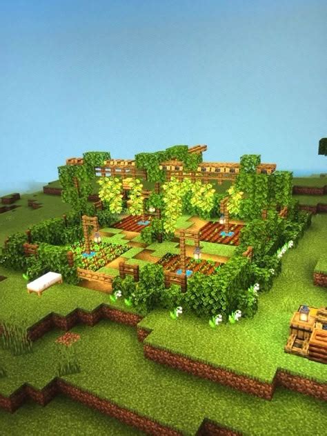 Minecraft Crop Farm Ideas Aesthetic