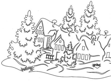 Вытынанки Зима Вытынанки Зима шаблоны