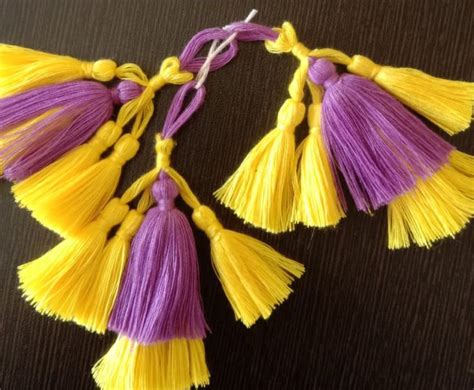 Plain Cotton Handmade Tassels Color Multicolor For Curtain Garment