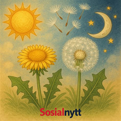 Sosialnytt Løvetannen Er Den Eneste Blomsten Som Representerer De Tre