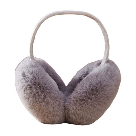 Tainini Winter Ear Muffs Fluffy Earmuffs Foldable Ear Warmer Girls Soft
