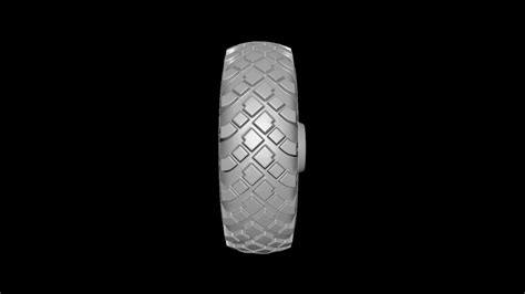 A Modle Of A Truck Tire 3d Model Cgtrader