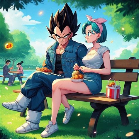 Love Dragon Ball Bulma And Vegeta ️‍🔥 Dragon Ball Anime Dragon Ball