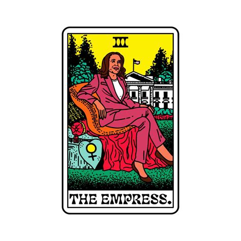 The Empress Kamala Harris Tarot Card Svg