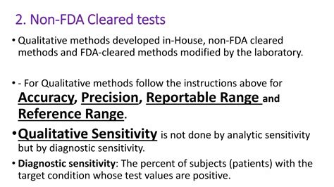 Validation Of Qualitative Lab Test Methods Pptx