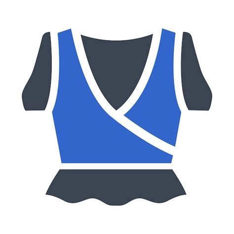 Premium Vector Girl Wrap Top Icon