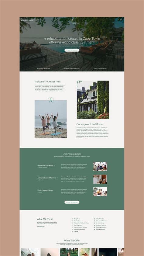 Anker Huis Home Page Website Design Layout In 2025 Minimalist Web
