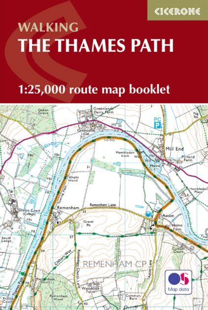 Thames Path National Trail Os Map Booklet Cicerone Press