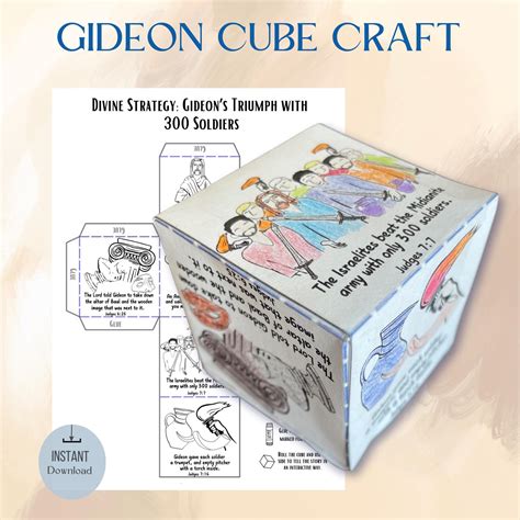 Gideon Printable Activity Sheets