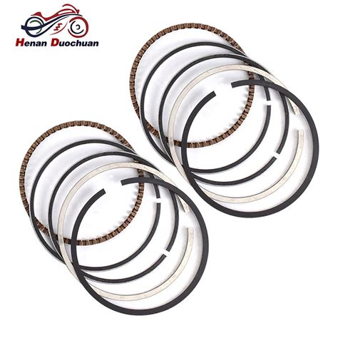 4975mm 75 Motorbike 2 Cylinder Engine Piston Rings Set For Yamaha 3dm