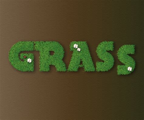 Grass Text Effect By Duceduc On Deviantart