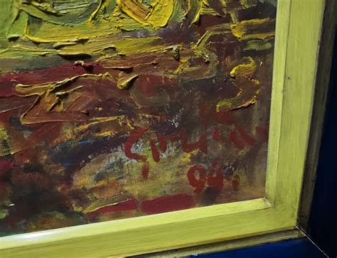 Viktor Goričan 1994 46x54 Cm Ulje Na Platnu