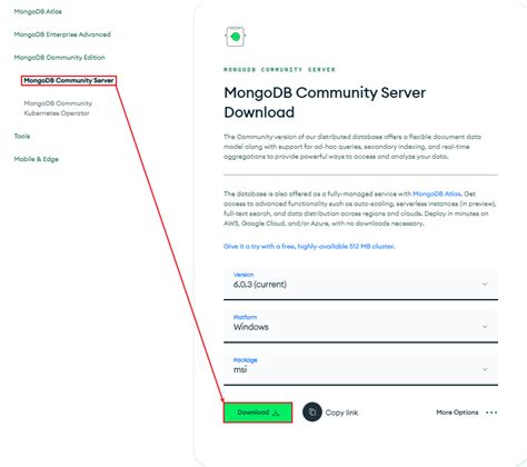 mongodb下载安装与测试连接 windows mongodb客户端下载 csdn博客