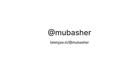 Mubasher — Teletype