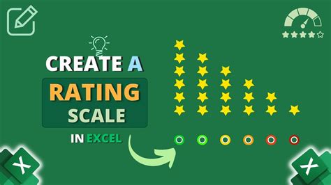 How To Create A Rating Scale In Excel Youtube