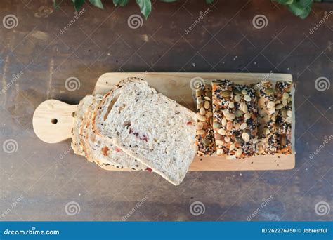 Bread Whole Wheat Bread Or Nut Bread Or Loaf Of Bread Or Cut Bread