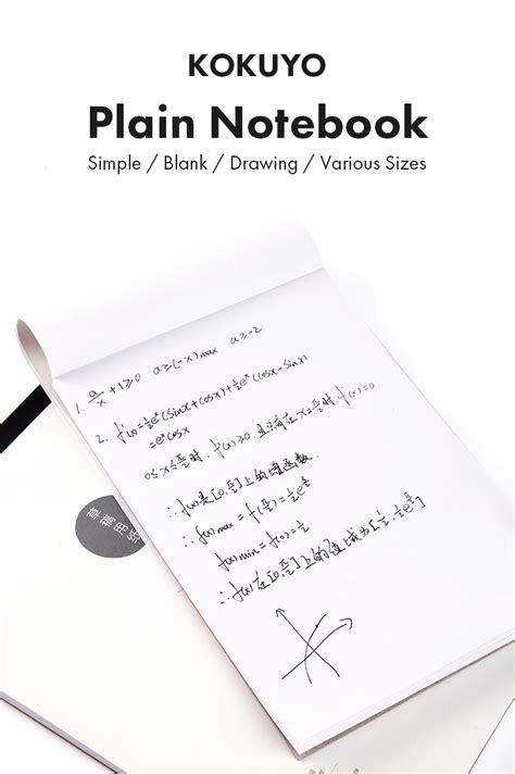 Kokuyo Plain Notebook Notepad Drawing Paper A5 B5 80p Wcn Nwp38101810