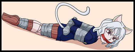 Rule 34 1girls Angry Bondage Cat Ears Cleave Gag Fangs Female Female