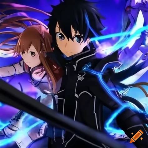 Sword Art Online Kirito Fighting
