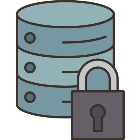 Database Protection Security Server Storage Icon Download On