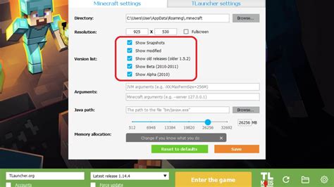 Tải Minecraft Tlauncher Hỗ Trợ Chơi Game Minecraft Miễn Phí