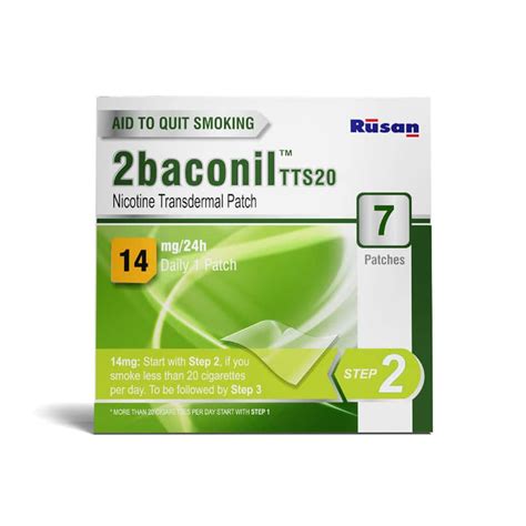 Buy Nicotex Nicotine Patch 14mg 7 Patches Helps Quit Smoking Online