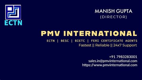 Ectn Certificate Service At ₹ 1500certificate Ectn Certificate In