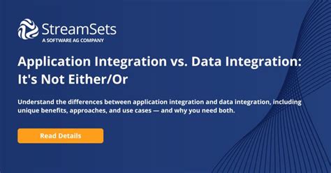 understanding the differences between application integration and data
